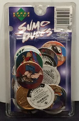 NEW Upper Deck Sumo Dudes Premier Edition Milkcap Game Pack 25 Kaps 2 ...