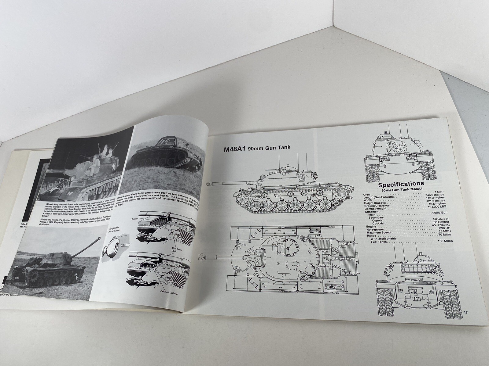 Squadron Signal M48 Patton Armor In Action # 22 Vintage 1984 Jim Mesko ...