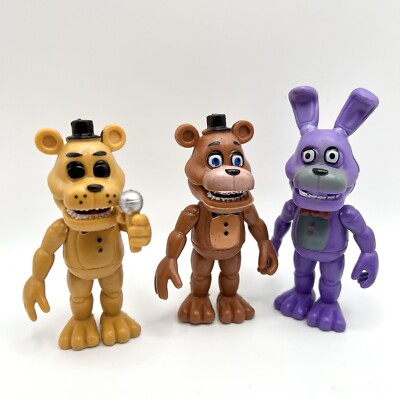 3 PCS/Set of 3"-4" Five Nights at Freddy's Game Figures FNAF Bonnie ...