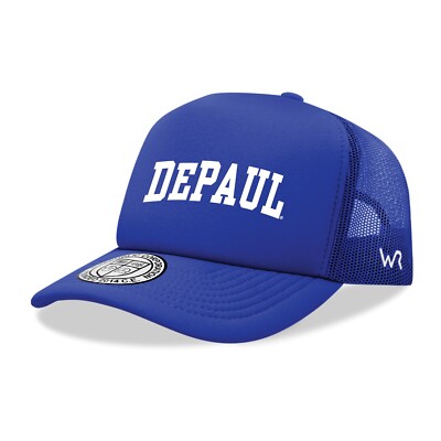 DePaul University Blue Demons DUBD Trucker Mesh Snapback Game Day Hat ...