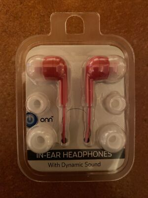 Onn In-Ear Headphones and 3 Different Ear Tips | eBay