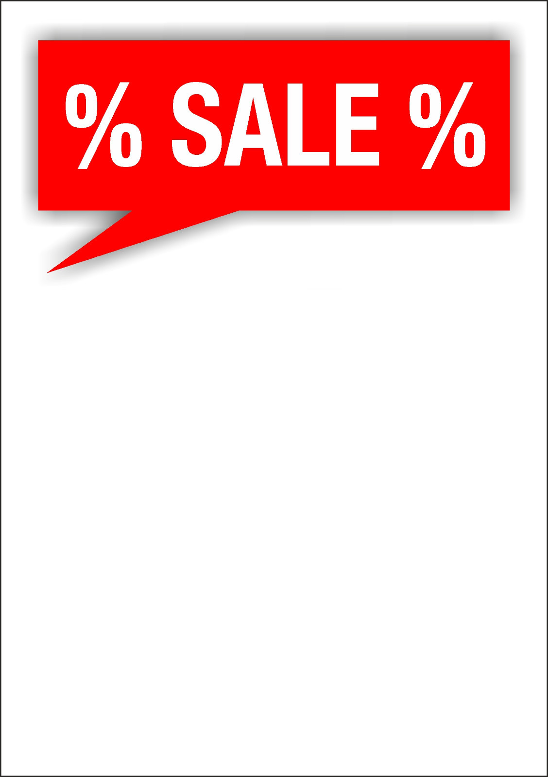 Preisschilder Preisauszeichnung SALE Rabattschild DIN A6 A5 laminiert ...