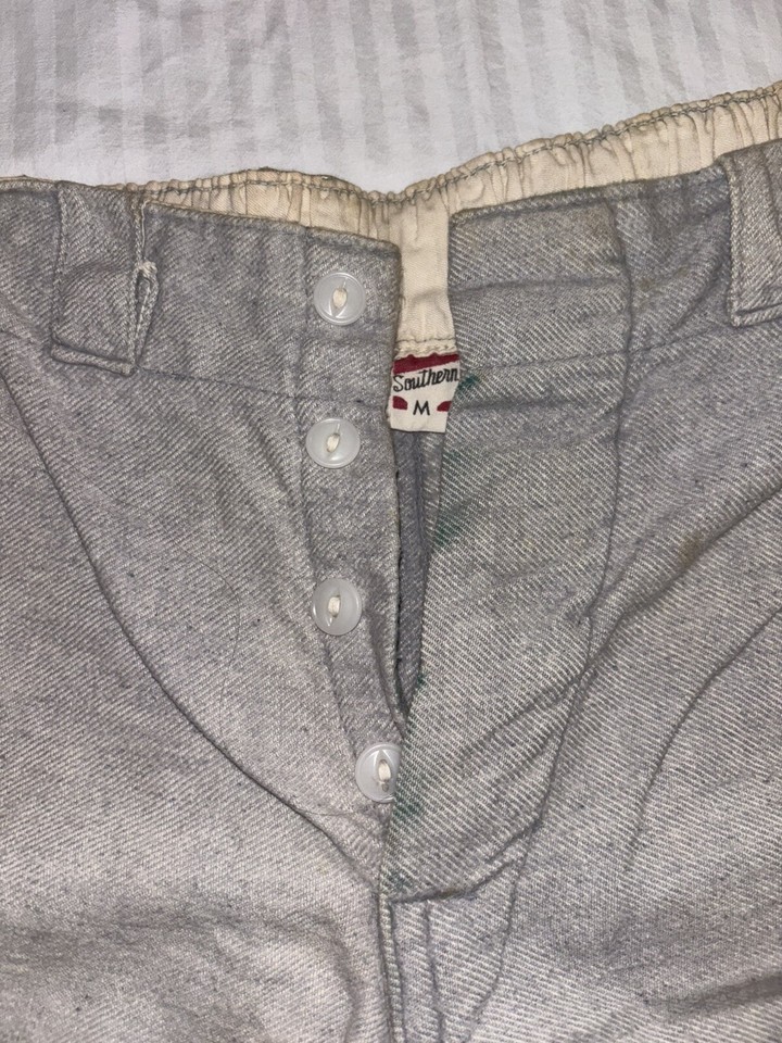 Vintage Wool Baseball Uniform Kids Size Medium - La Charles | eBay