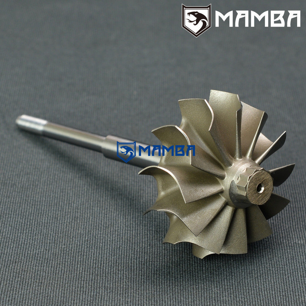 MAMBA Turbo Turbine Shaft Wheel TD05HR w/ 12 Blade For Mitsubishi 4G63T ...