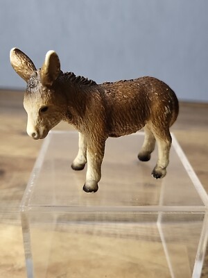 Schleich DONKEY FOAL Baby 2002 Figure Farm Animal Toy Mule Toy Used | eBay