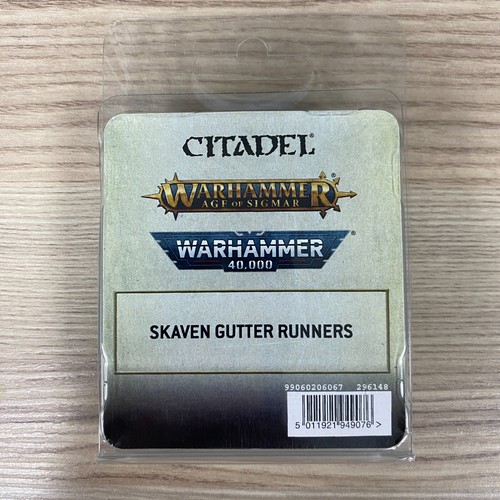 3 CLASSIC SKAVEN GUTTER RUNNERS WARHAMMER AGE OF SIGMAR FANTASY BLISTER ...