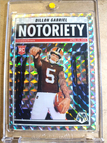 2025 Dillon Gabriel Panini Mosaic Rookie Notoriety Silver Mosaic Prizm ...