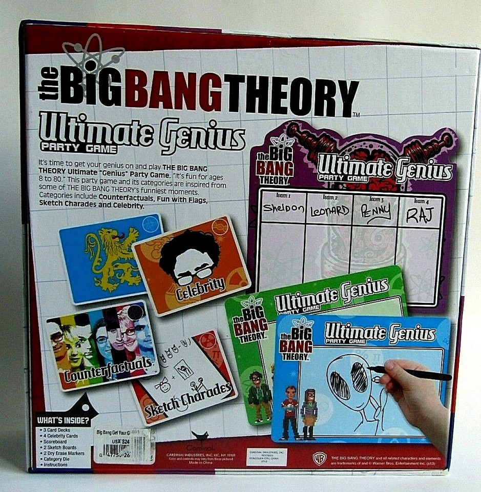 The Big Bang Theory ULTIMATE GENIUS Party Board Game, 12+, Leonard ...