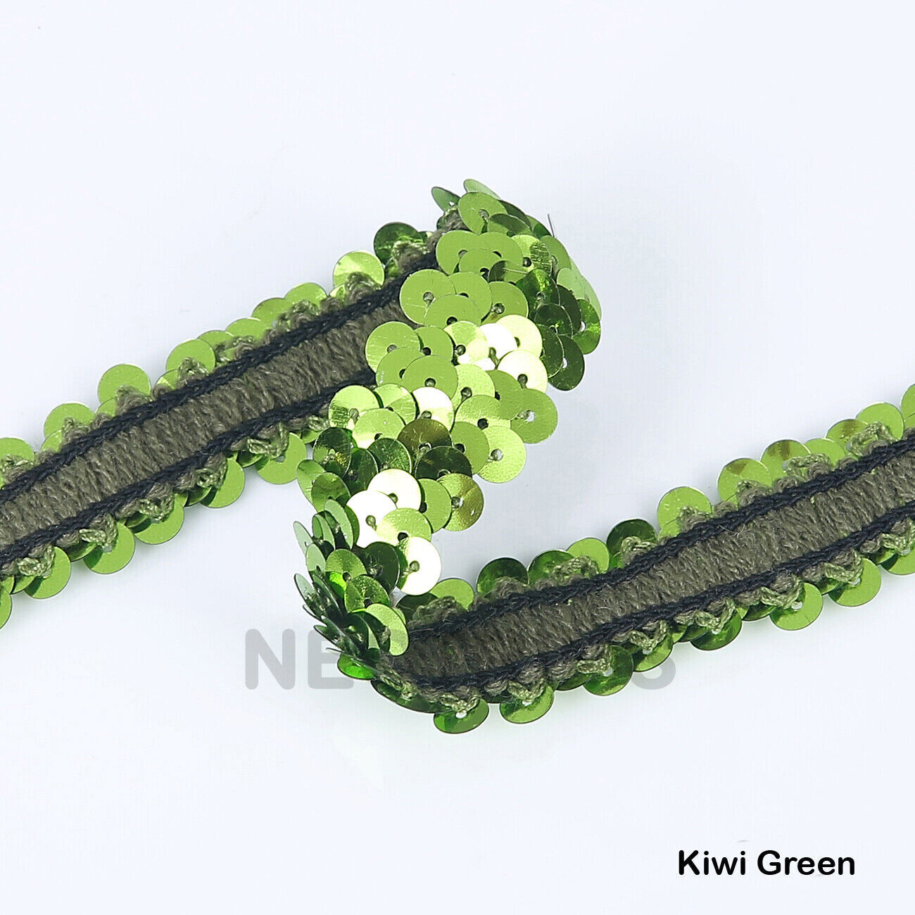 Stretch Sequin Elastic Trimming 2cm 20 Colors Washable Craft Costume ...