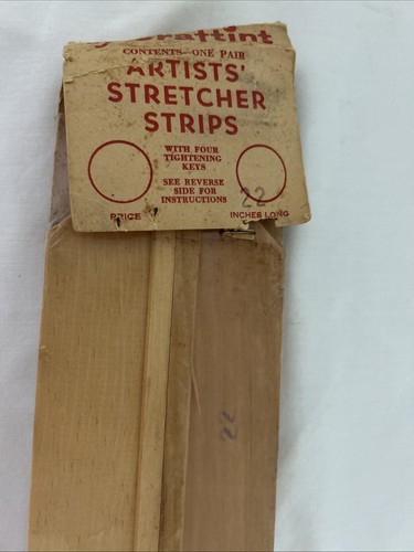 Art Canvas Stretcher 5/8” Bar Frame Stretching Strips 22” | eBay