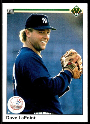1990 Upper Deck #507 Dave LaPoint Pitcher New York Yankees FREE ...