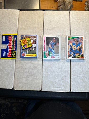1984 TOPPS Football Baseball Mixed Rack Pack Extremely Rare Factory ...