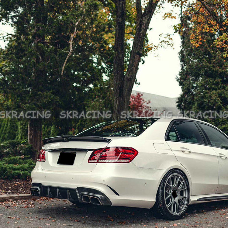 Glossy black Rear Bumper Diffuser Lip Fits Mercedes Benz W212 E350 E63 ...