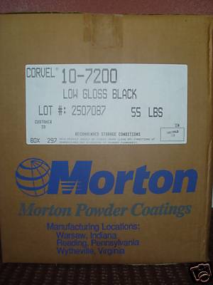 Morton Powder Coating Corvel Low Gloss Black 10-7200 | eBay