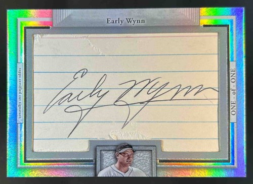 2025 Topps Sterling Early Wynn Cut Signatures Auto #1/1 | eBay