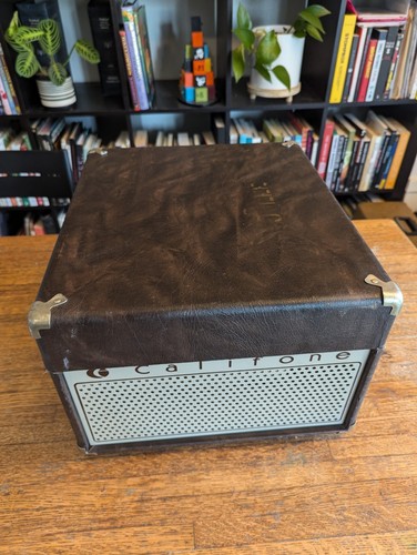 Vintage Califone 1420K Record Player Phonograph TESTED! ROCKSTEADY ...