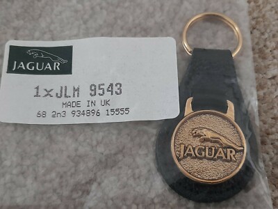 NEW NOS GENUINE JAGUAR KEYRING KEY FOB XJ SERIES 1 2 3 XJS XJ6 XJ12 ...