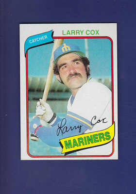 Larry Cox 1980 TOPPS MLB Baseball #116 (NM+) Seattle Mariners | eBay
