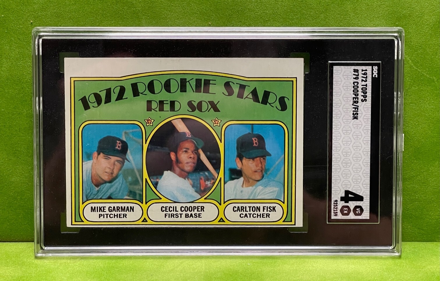 1972 Topps #79 Rookie Stars / Mike Garman / Cecil Cooper /Carlton Fisk ...