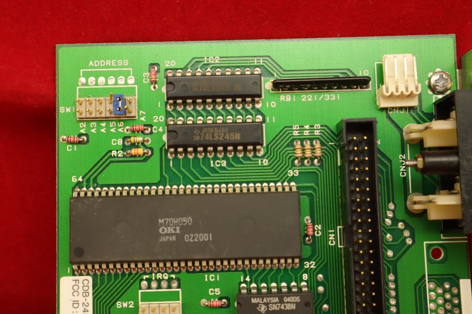 Sony CDB-241 ISA IO CD-ROM Host Adapter Audio Computer Card | eBay
