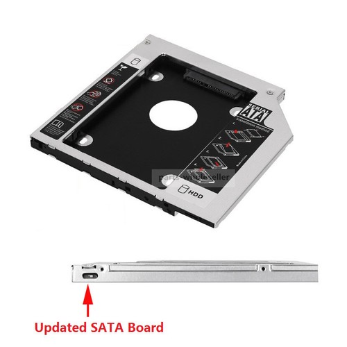 2nd 2.5 SATA Hard Drive SSD HDD Caddy Frame for Lenovo IdeaPad Y400 ...