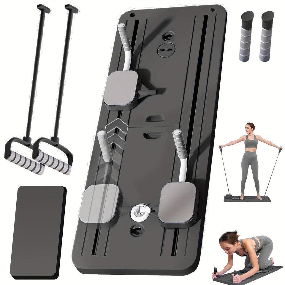 5 In1 Pilates Board for Home Foldable, Portable Pilates Reformer ...