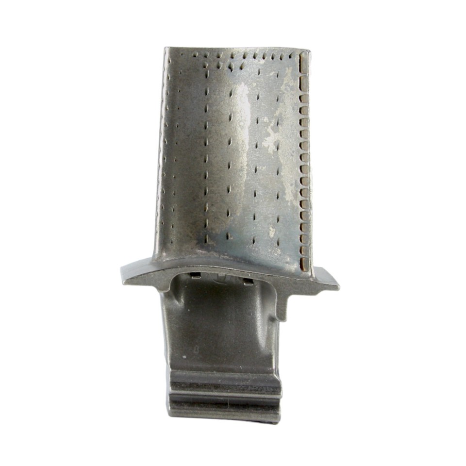 High Pressure Jet Engine Turbine Blade With Film Cooling Holes - For ...