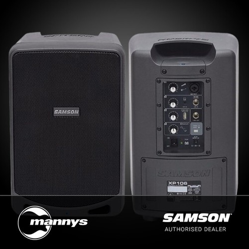 Samson Expedition XP106w Rechargeable Portable PA w/ Wireless System ...