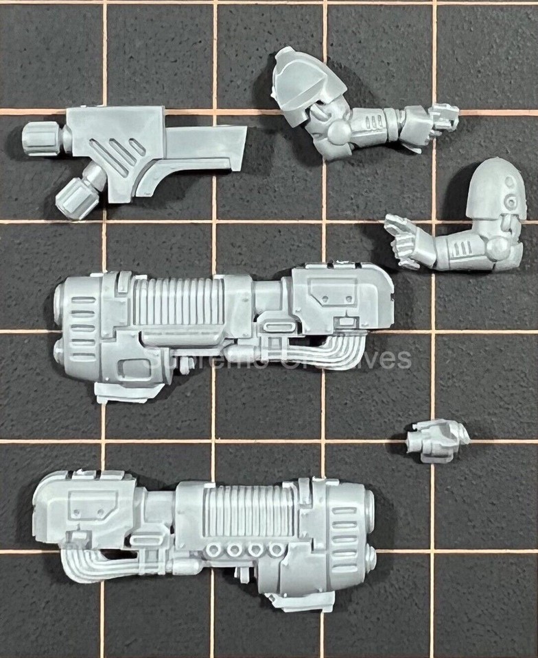 Horus Heresy Heavy Weapons Heavy Flamer Plasma Cannon Multi Melta Bits ...