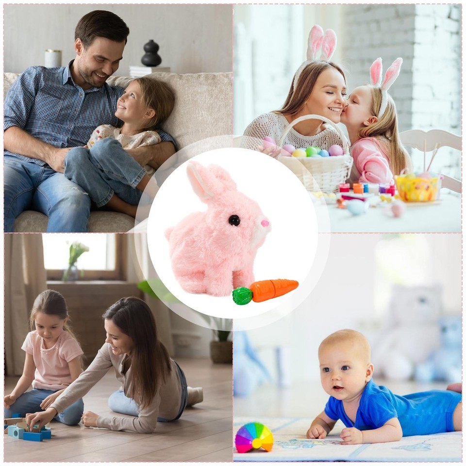 Electric Plush Rabbit Hopping Jumping Interactive Bunny Robot Toy Easter Gift | eBay