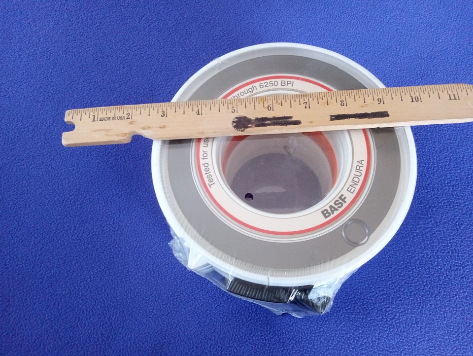 Vintage BASF Endura magnetic mainframe data tape reels rated 800-6250 ...