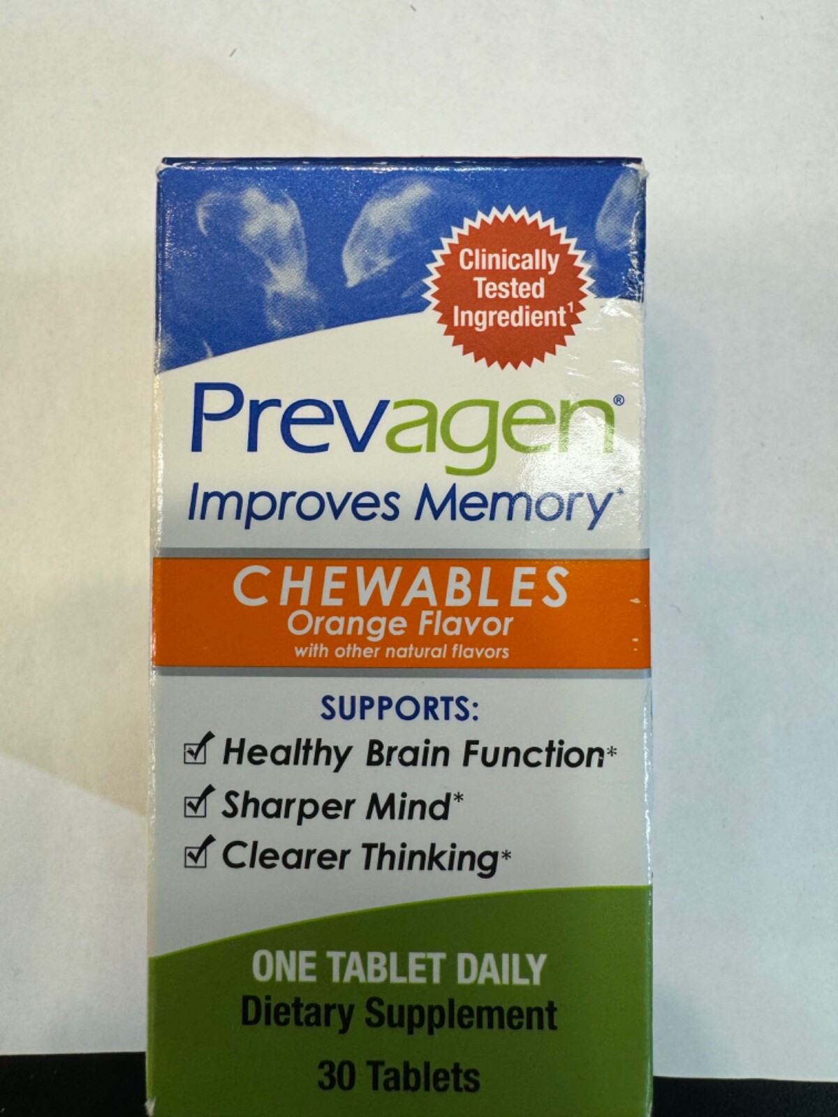 Prevagen Improves Memory orange regular Strength Chewables tablets 30 ...
