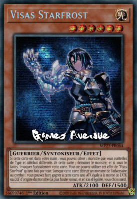 Yu-Gi-Oh ! Visas Starfrost MP23-FR064 VF/SECRET | eBay