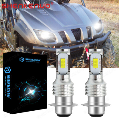 For Yamaha Rhino 660 700 2004-2012 2013 LED Headlight 6000K Bright ...