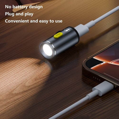 Mini USB-C LED Flashlight 210-230 Lumens Portable Light for Camping ...
