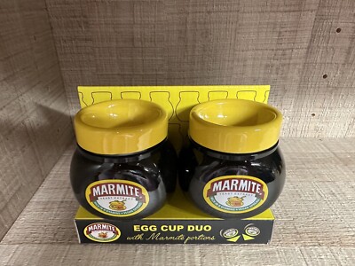 Marmite Egg Cup Duo Set with Marmite Portions (Best Before August 2021 ...