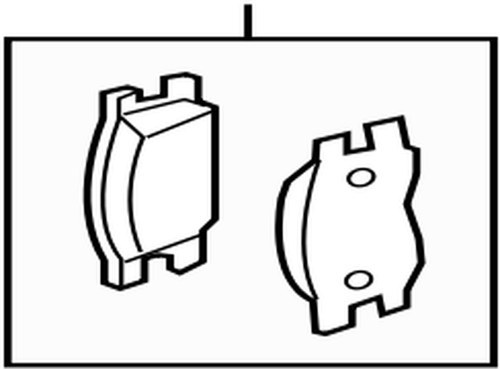 D1060-1HL0B Nissan Pad kit-disc brake, front D10601HL0B, New Genuine ...