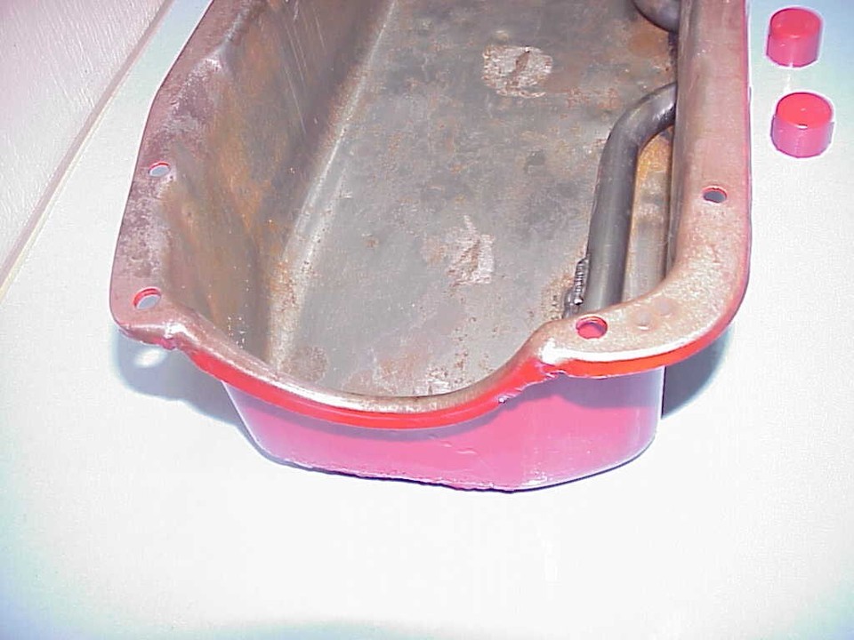 Dry Sump Oil Pan for SB Chevy for 2 Piece Rear Main Seal Kevko Moroso ...
