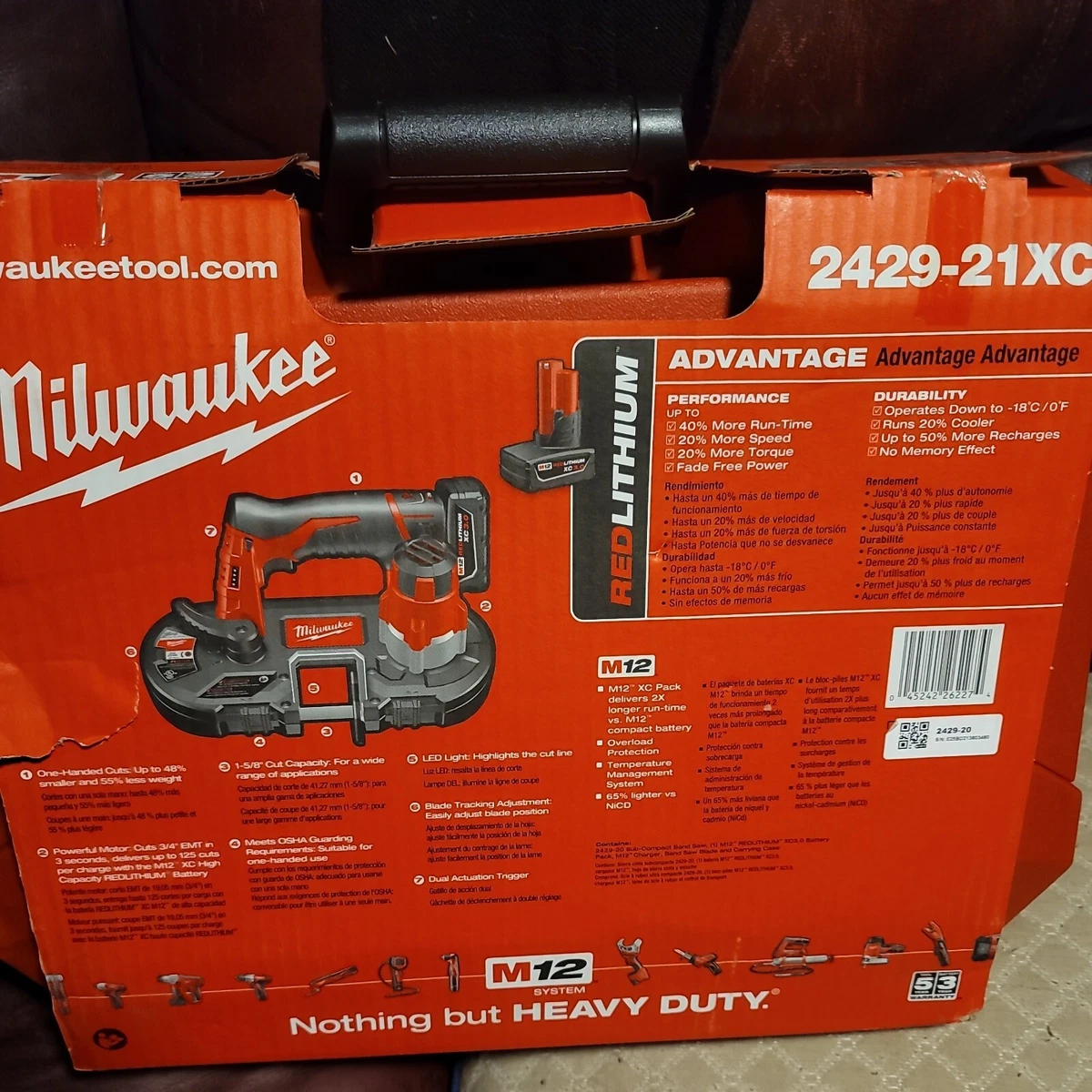 【SALE／79%OFF】 MILWAUKEE'S 2429-21XC M12 Cordless Sub-Compact Bandsaw ...