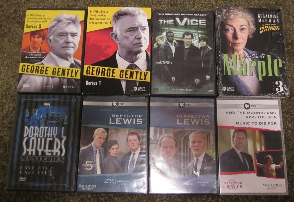 Large lot of 57 British BBC Acorn PBS Masterpiece DVD Video Discs SEE ...