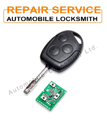 For Ford Focus Mondeo Fiesta Puma Ka 3 button remote key fob Repair ...