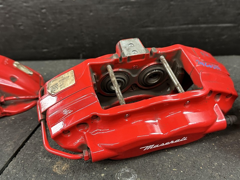14-17 MASERATI GHIBLI SET OF FRONT & REAR BREMBO BRAKE CALIPERS RED | eBay