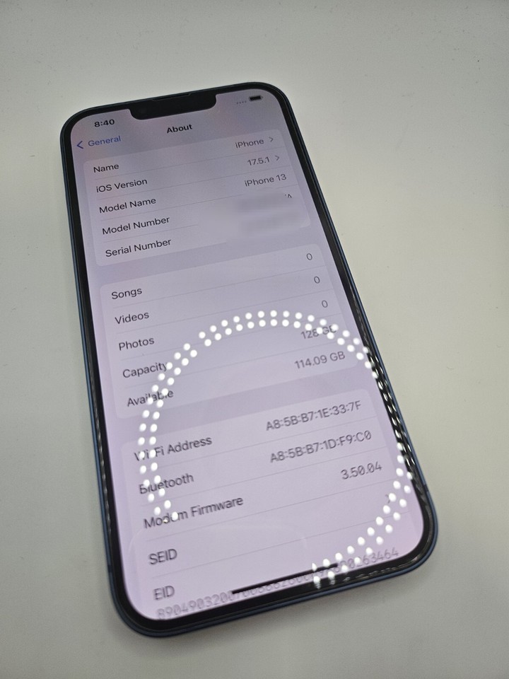 Apple iPhone 13 - 128GB - Blue (Unlocked) (CA) (Single Sim + Esim ...