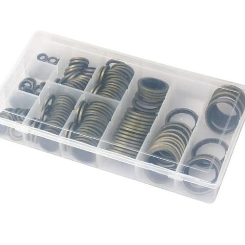 150x Bonded Seal Washers M6-M24 Kit Washer Hydraulic Oil Petrol Sealing ...