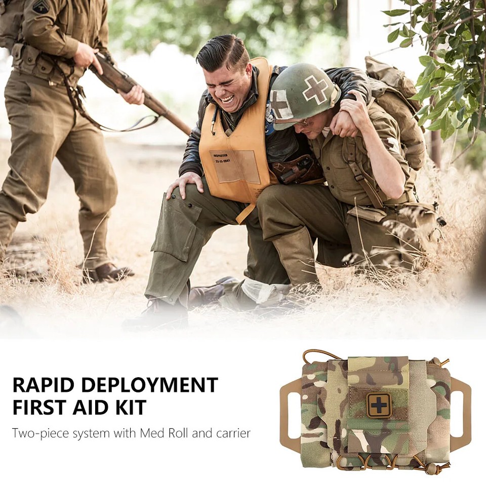 Tactical First Aid Kit Outdoor Hunting Bag Pouch Medical Pouch Rapid ...
