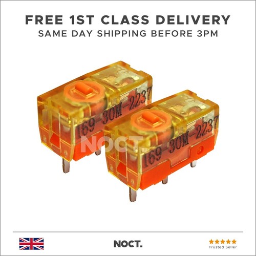 Set of 2x Dustproof TTC Gold 30M Mouse Micro Switches 30 Million Clicks ...