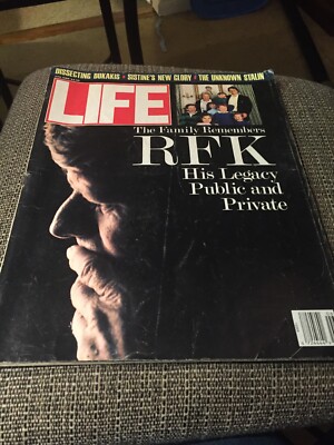 Life Magazine RFK Remembered / Dali Lama / Dudley Moore Vintage 1988 | eBay