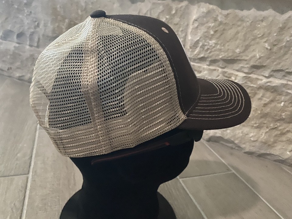 RETRO SWINGING FRIAR LOGO SAN DIEGO PADRES BROWN TRUCKER SNAPBACK MESH ...