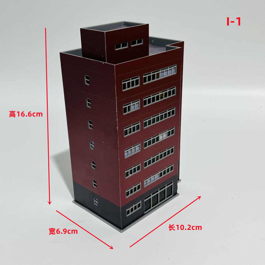 Diorama 1:150 Outland Building Model City Street View House Scene ...