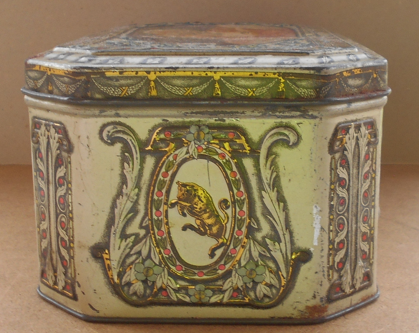 LEONE TORINO PASTIGLIE SENATEUR SCATOLA DI IN LATTA TIN BOX DECO ...